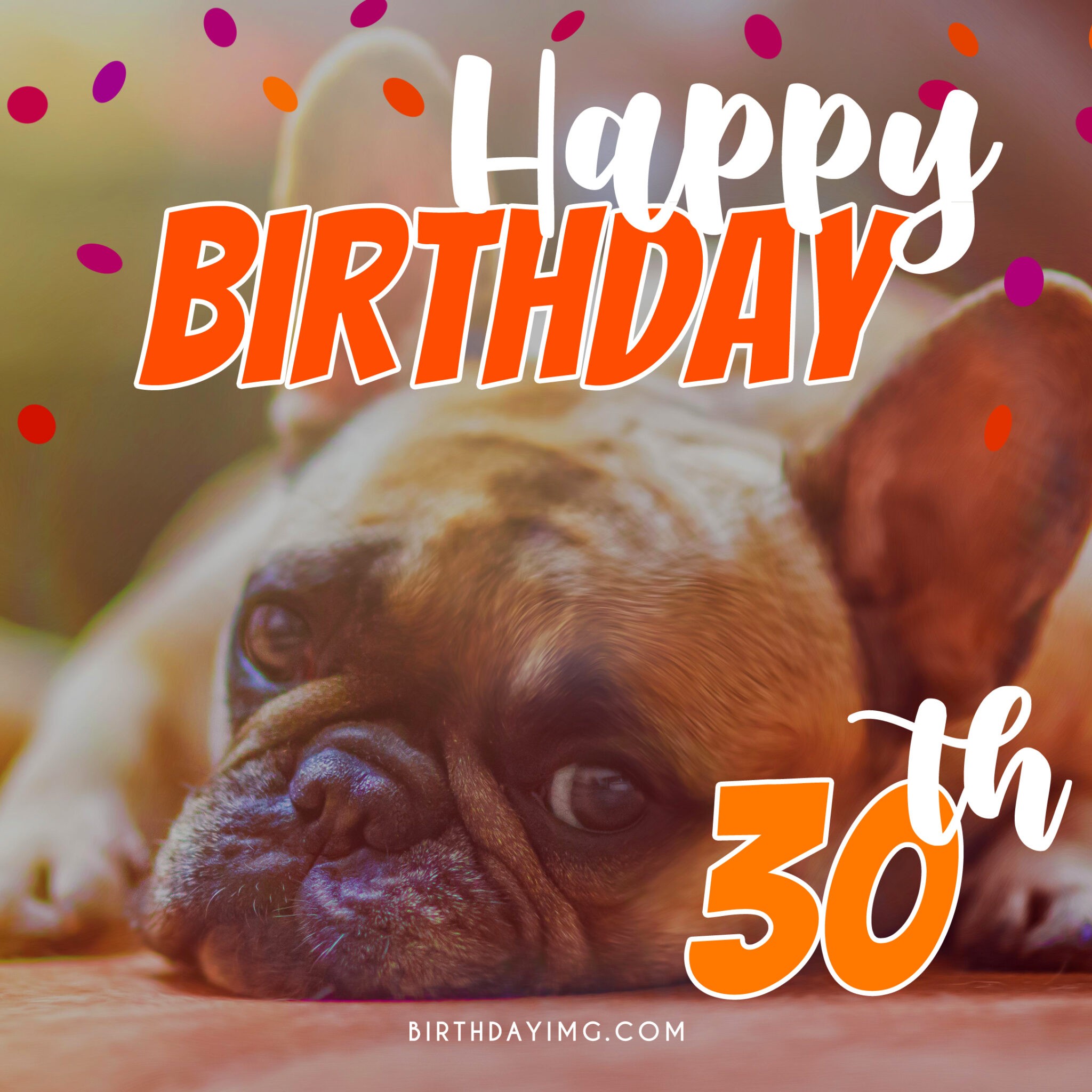 Free 30 Years Happy Birthday Image - birthdayimg.com
