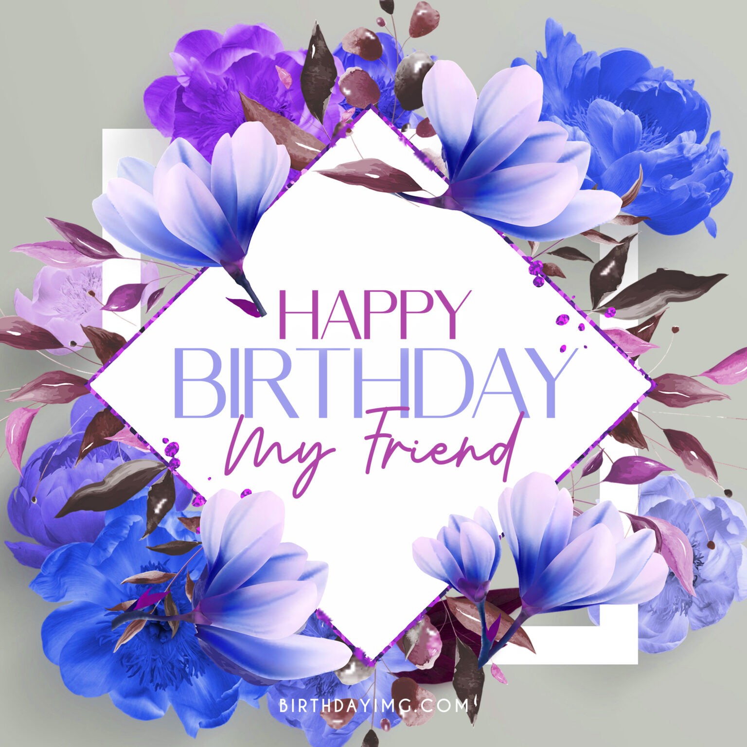 Friend Happy birthday wishes and Images for Free - birthdayimg.com
