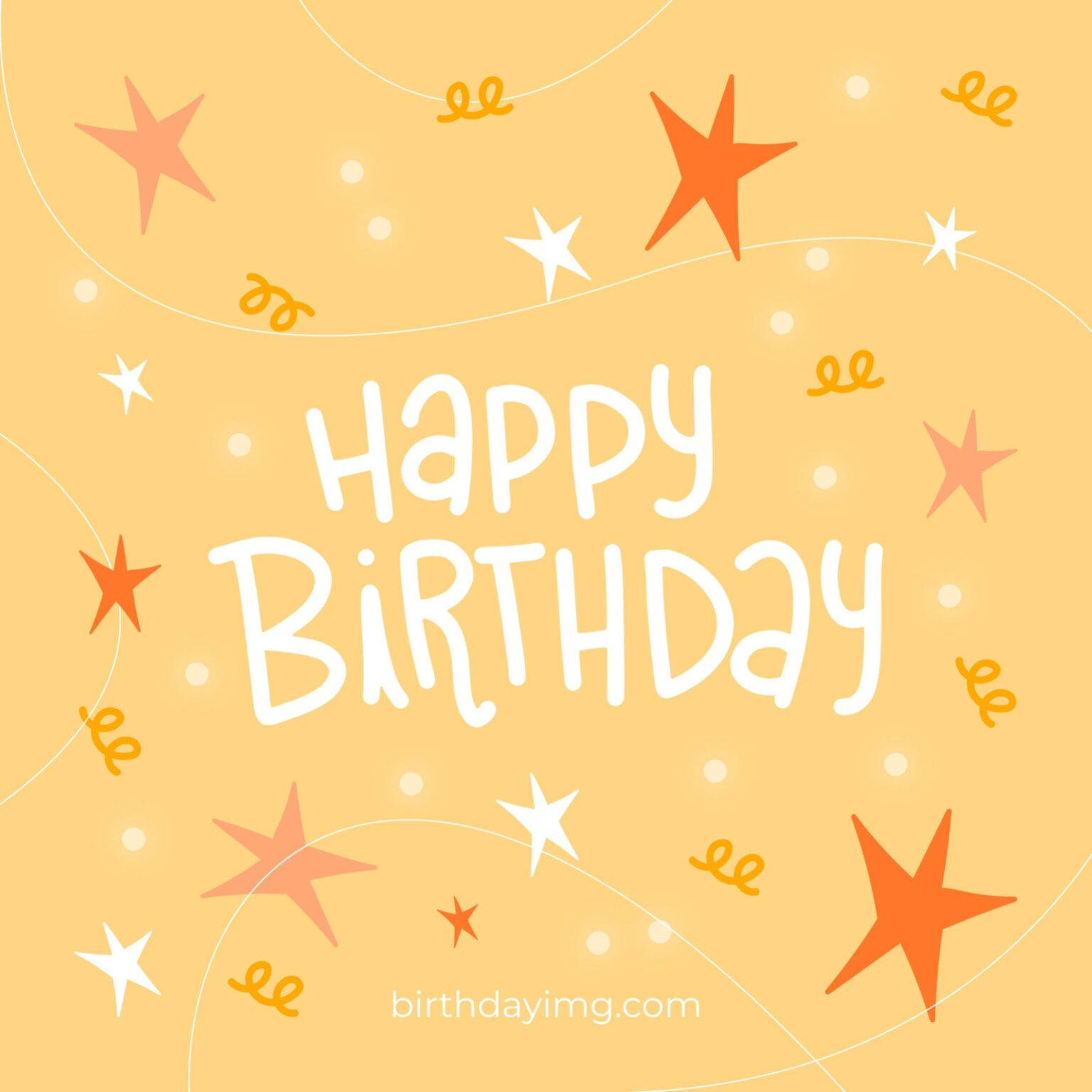 Free Happy Birthday Image For Aunt With Stars - birthdayimg.com