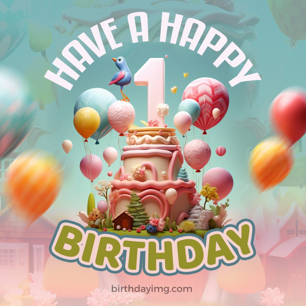 Free 1st Years Happy Birthday Image With Presents And Toys ...
